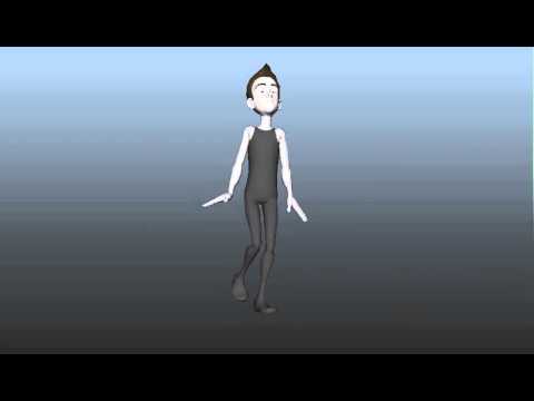 mincing walk cycle - YouTube