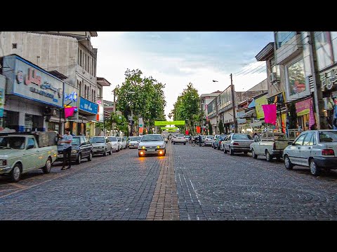 DRIVING DOWNTOWN RUDSAR CITY [4K 60fps]