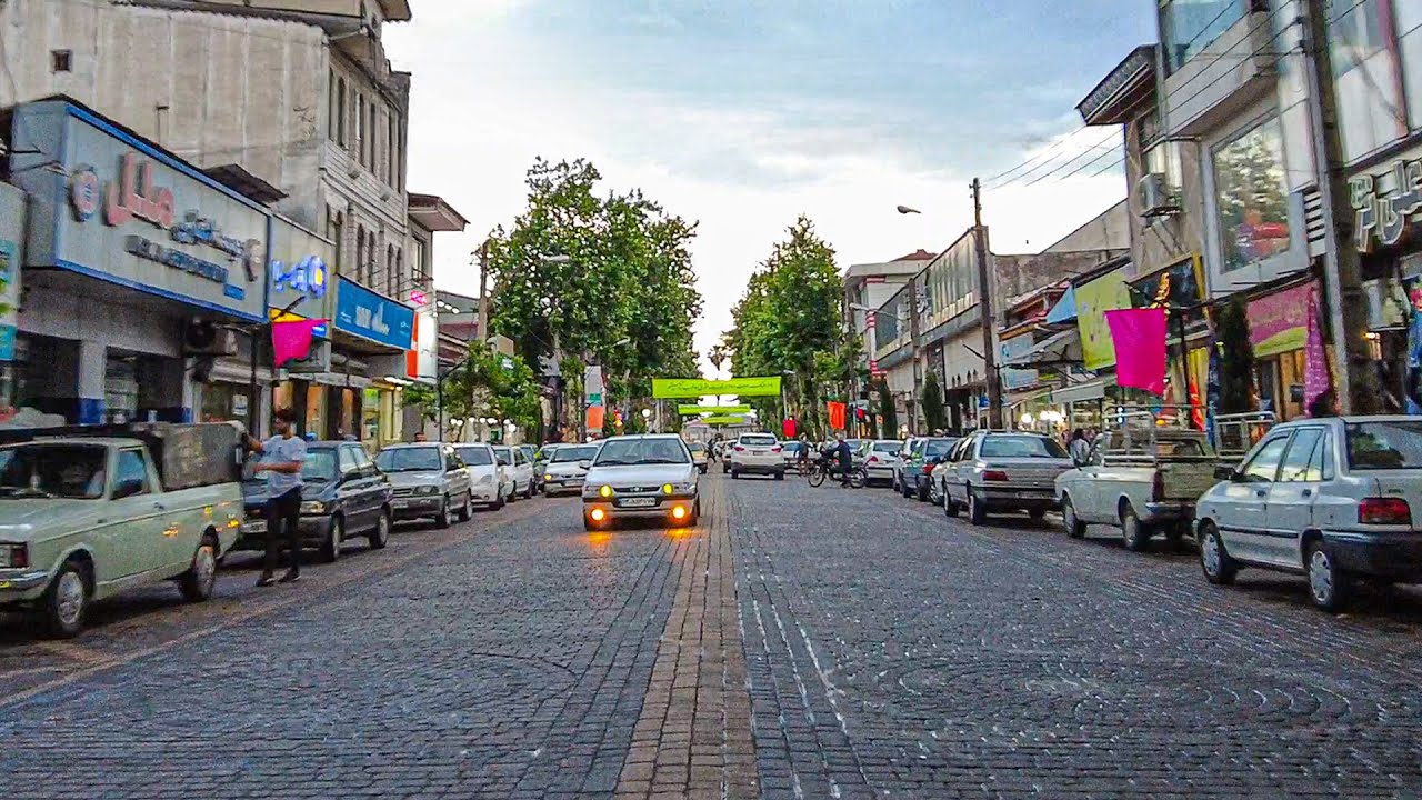 DRIVING DOWNTOWN RUDSAR CITY [4K 60fps] - YouTube