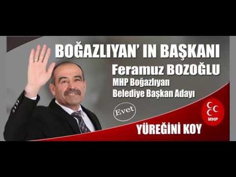 MHP BOĞAZLIYAN BELEDİYE BAŞKAN ADAYI BOĞAZLIYAN'IN BAŞKANI FERAMUZ BOZOĞLU