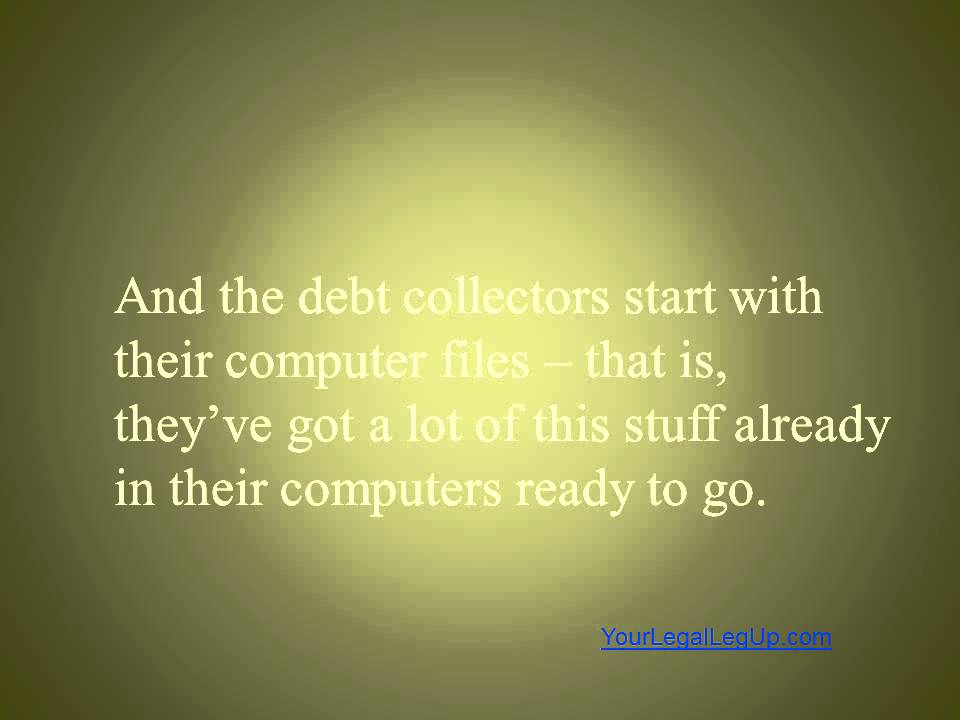 Beating Debt Collectors - Why People Being Sued by Debt Collectors ...