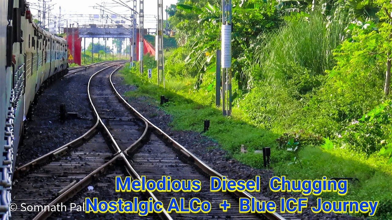 Melodious Diesel Chugging Sound | Nostalgic ALCo + Blue ICF Negotiating ...