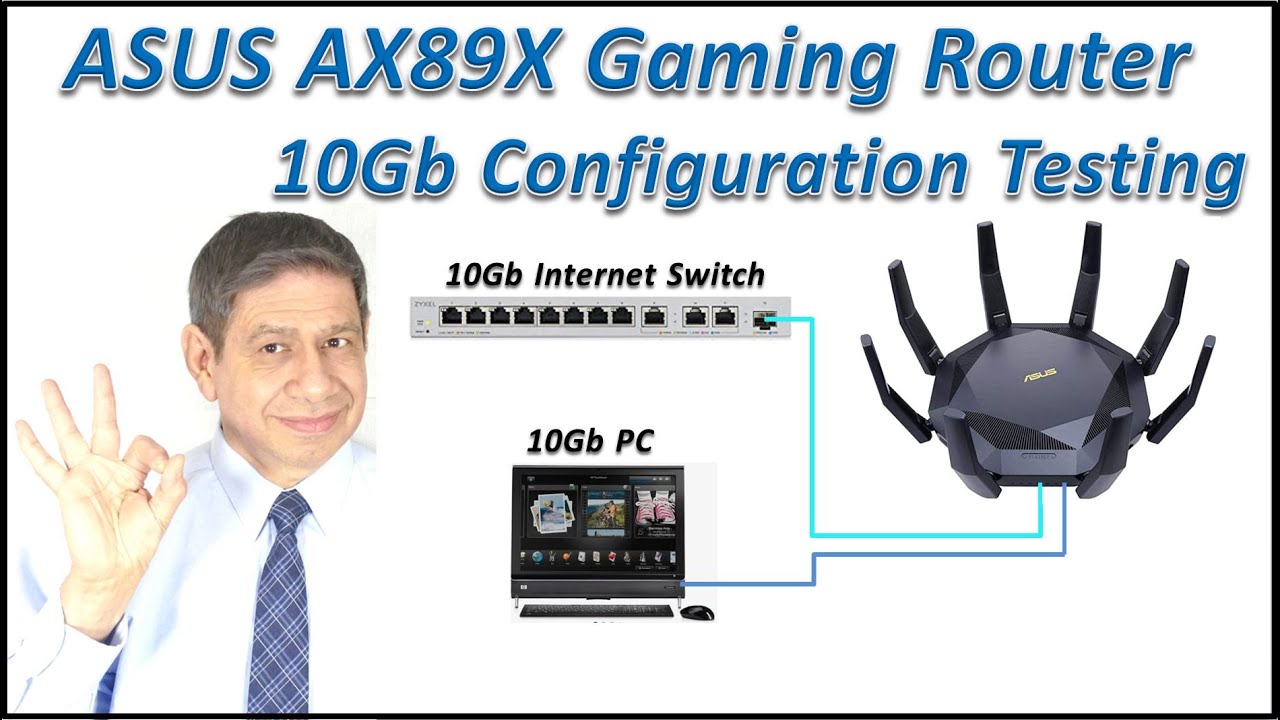 ASUS RT-AX89X Router – 10gig Port Capability Testing - YouTube