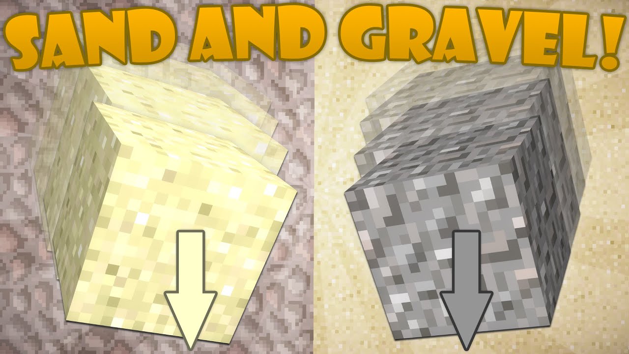 Why Sand and Gravel Fall - Minecraft - YouTube