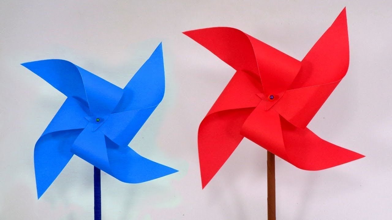 How To Make A Paper Windmill DIY Easy Paper Craft Ideas YouTube How To Make A Paper Windmill DIY Easy Paper Craft Ideas YouTube