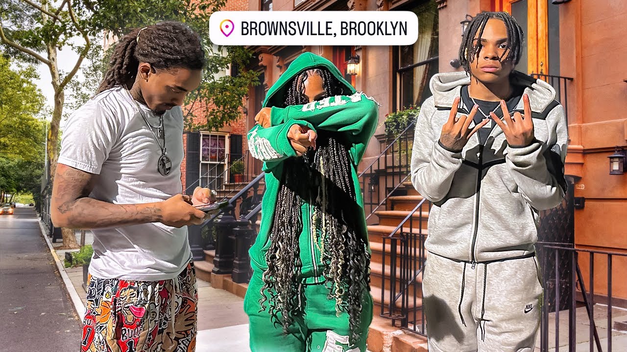 Trolling the most dangerous hood in Brooklyn *( they were talking crazy ...