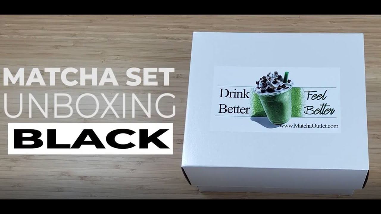 Matcha Set Black - Unboxing - YouTube