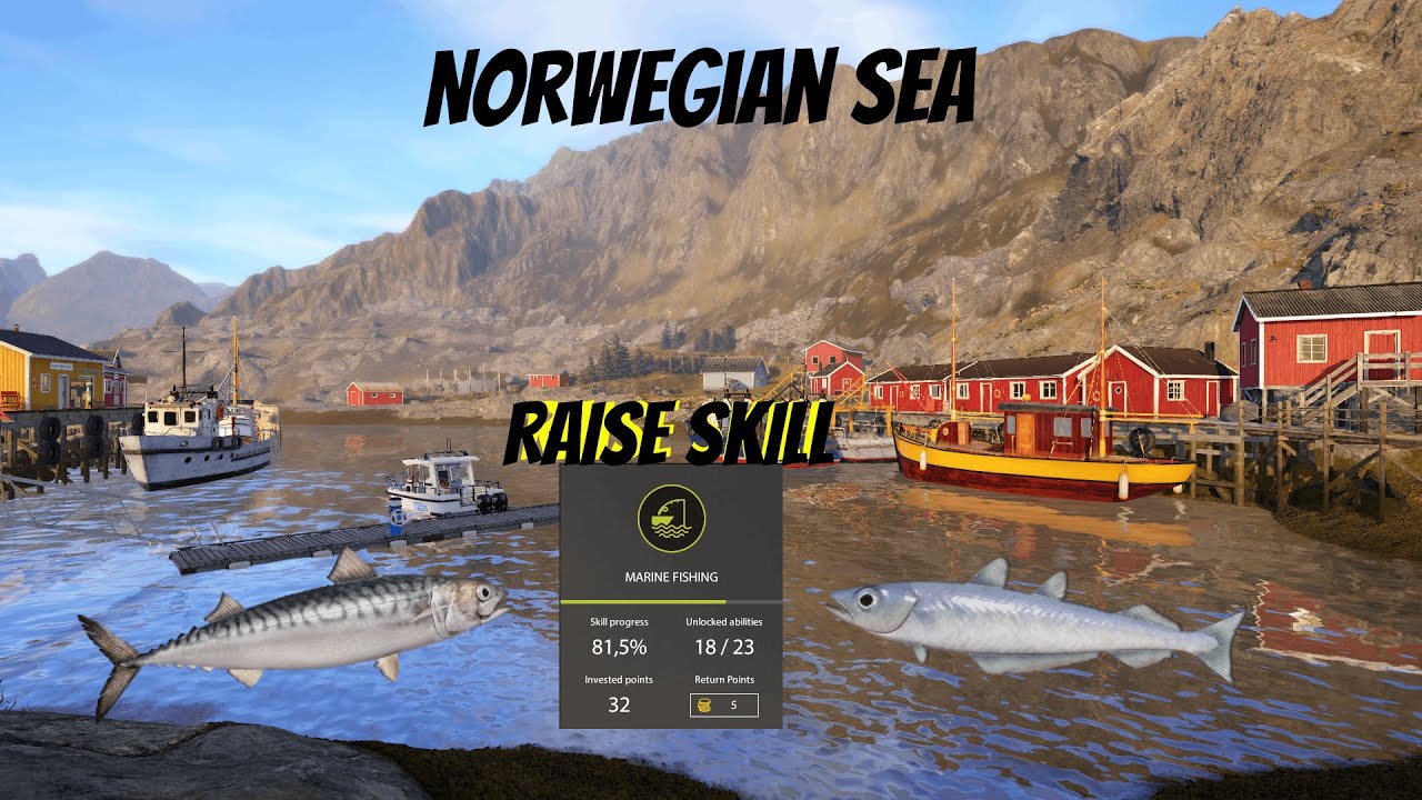Russian Fishing 4 RF4 - Norwegian Sea - Good place to breed marine ...