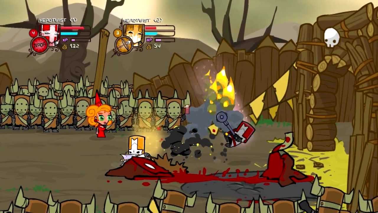Castle Crashers: Co-op Walkthough Ep2 / Shield Man - YouTube