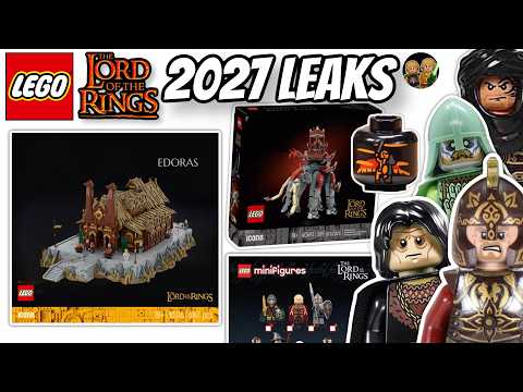 NEW LEGO Lord of the Rings 2027 Leaks EDORAS, MUMAK & Battlepacks!