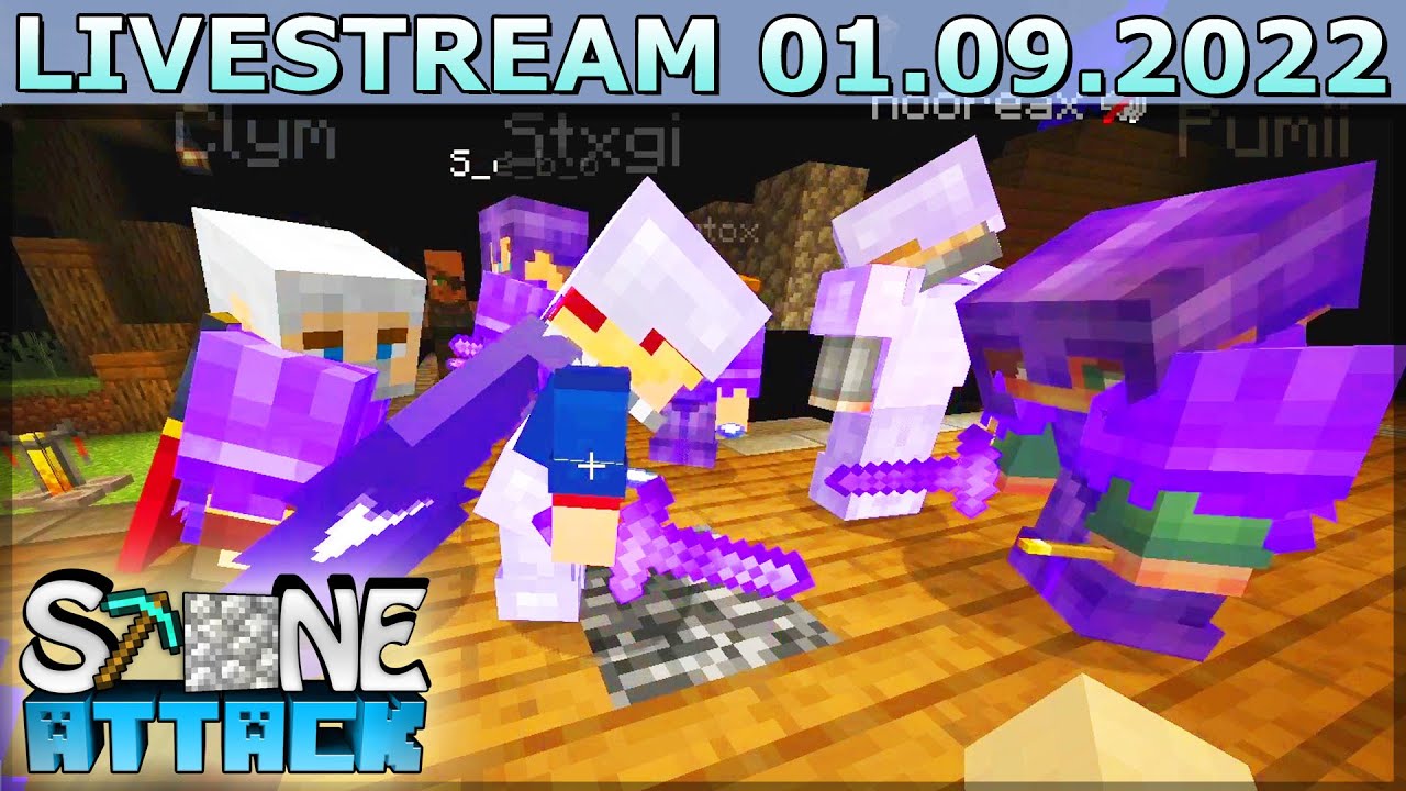 BIG UPDATE! Nächstes EI! Minecraft Stone Attack! - YouTube