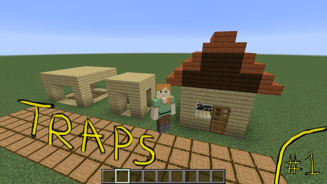 Minecraft Traps #1 - YouTube