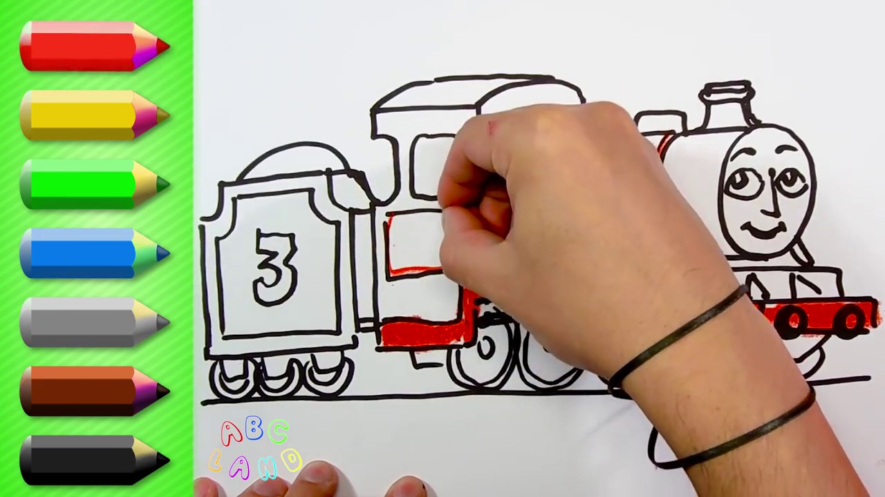 Drawing and Coloring Henry the Green Engine ♦ Thomas and Friends ♦ ...