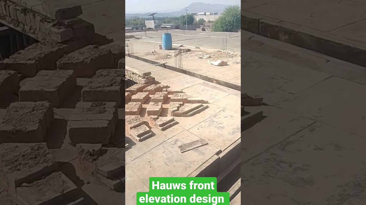 hume front elevation design # hauws front Chaja piq disegn #kpk ...