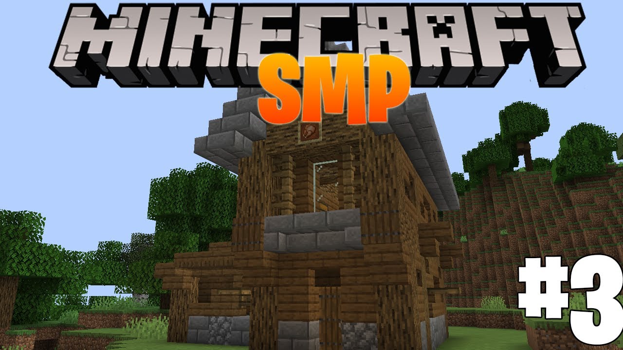 Minecraft YouTuber SMP Episode 3 - OUR FIRST SHOP!! - YouTube