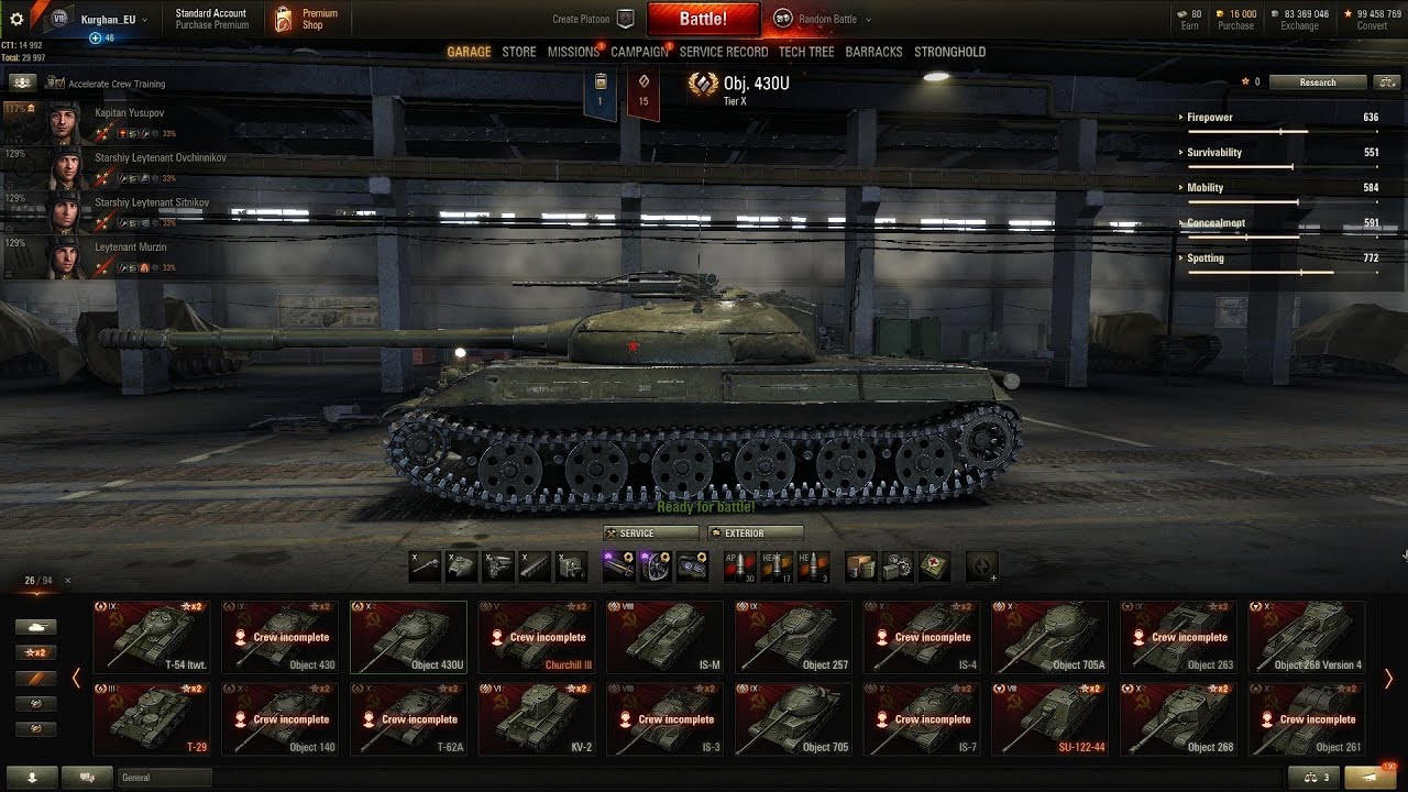 World of Tanks Object 430U NEW TIER 10 SOVIET MEDIUM - YouTube