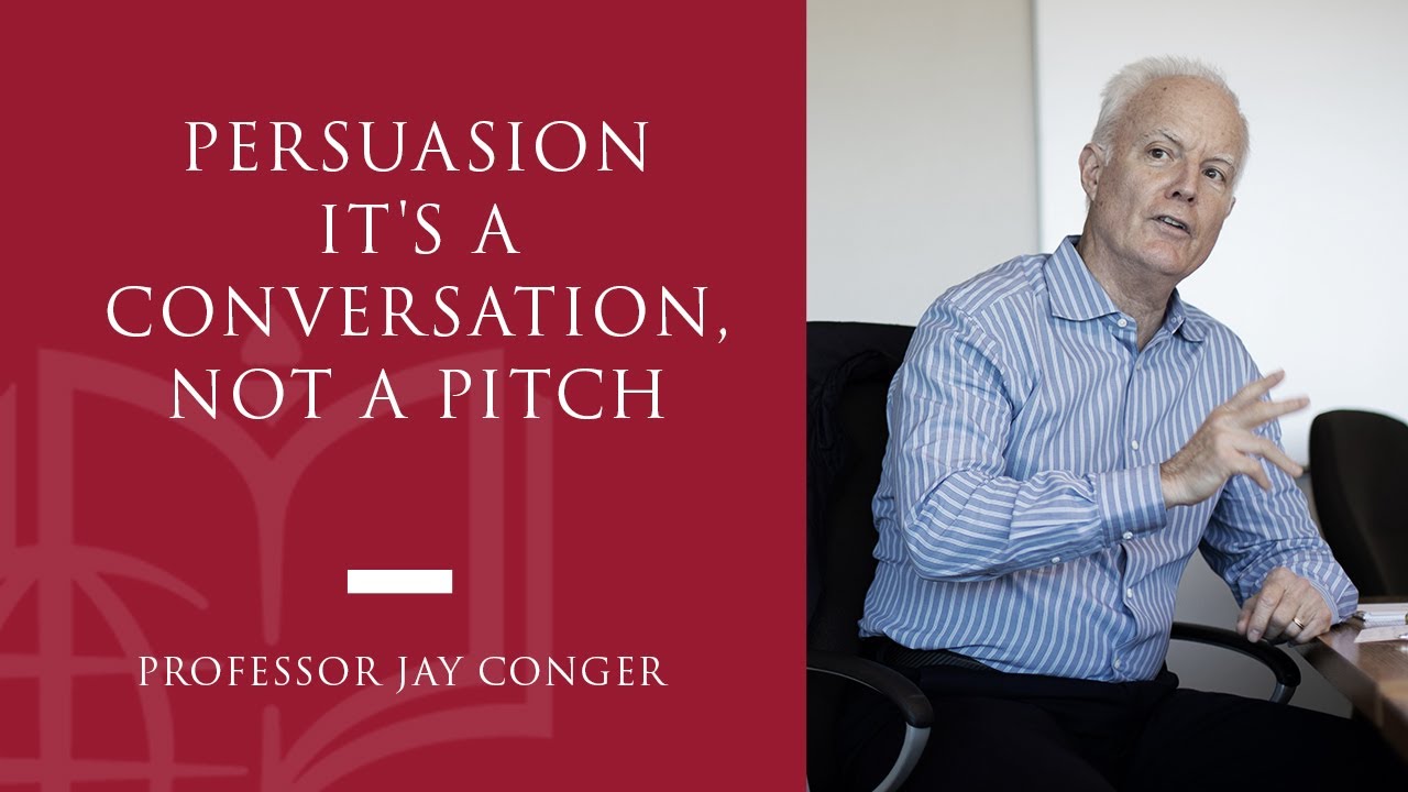 Persuasion It's A Conversation, Not a Pitch - YouTube