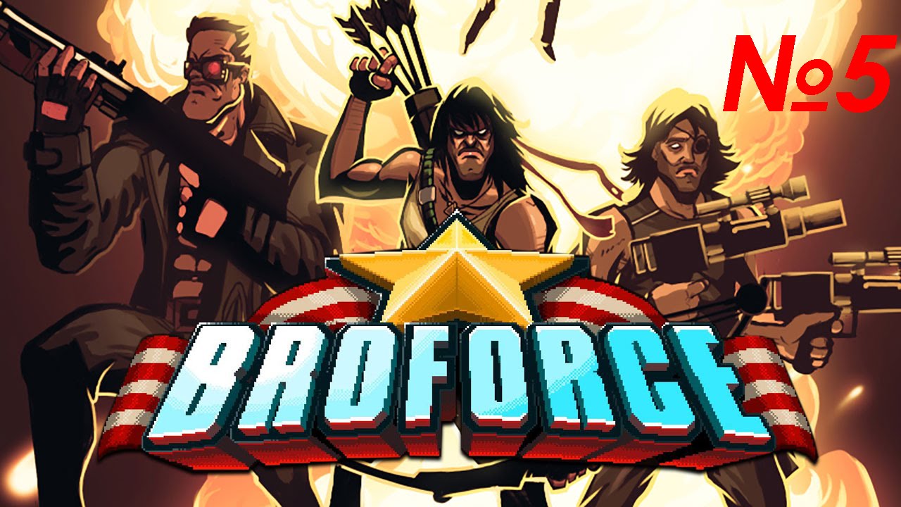 Прохождение Broforce Серия 5 "Замедляем время" - YouTube