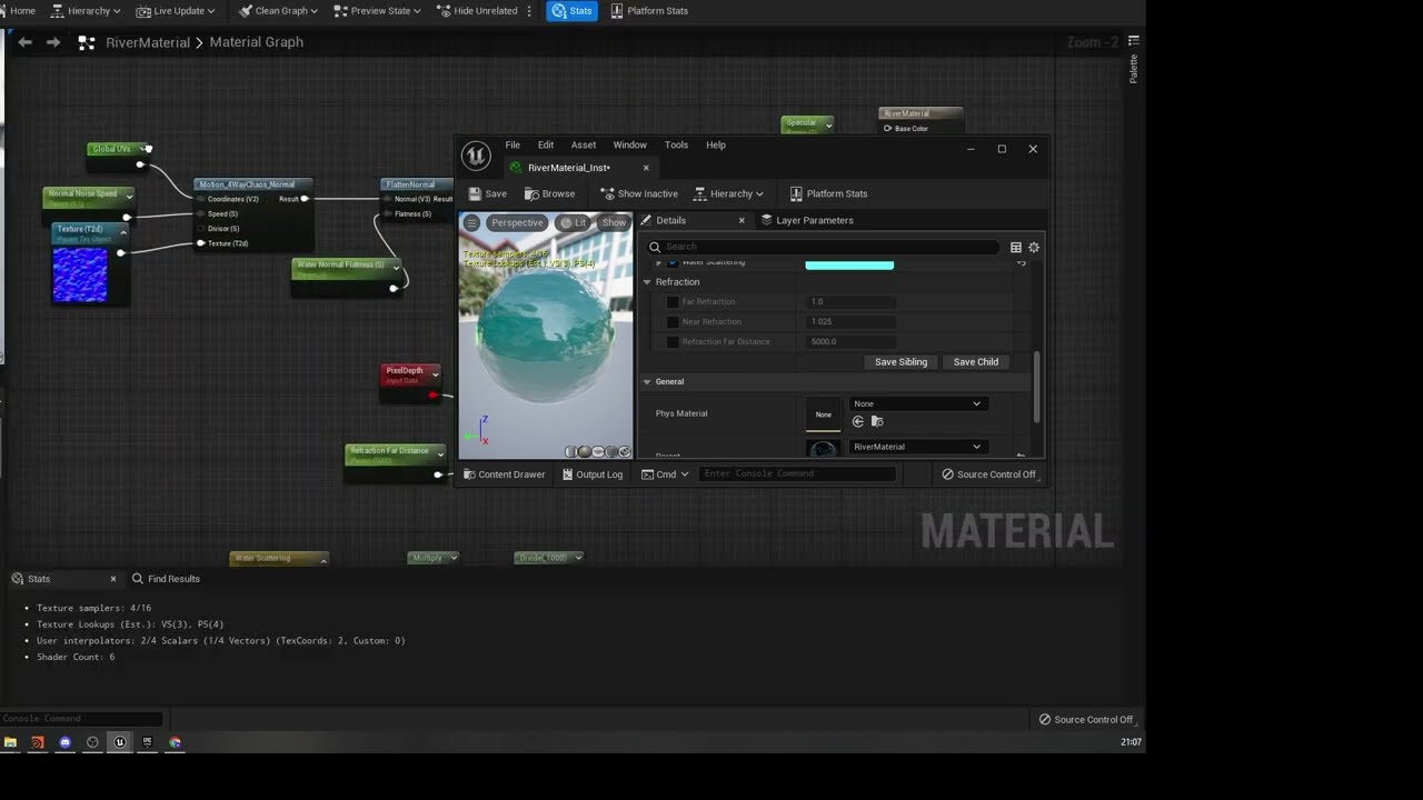 River Tutorial : Water Material Part 01 - YouTube