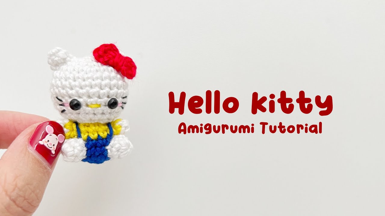 Hello Kitty Amigurumi Crochet Tutorial | Step by Step | FREE PATTERN ...