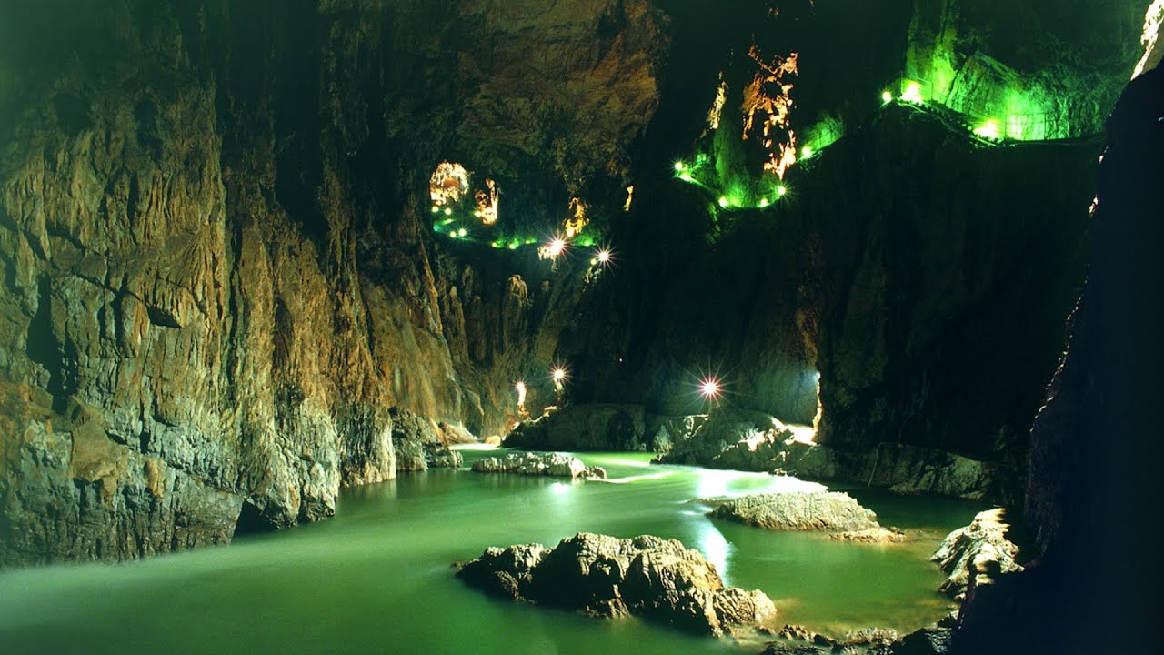 Beautiful Colorful Caves - YouTube