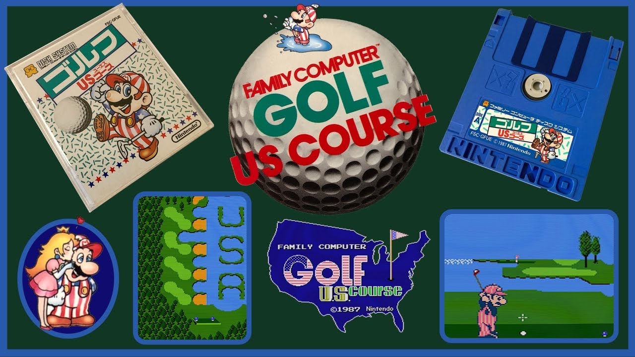 Family Computer Golf: U.S. Course 1987 by Nintendo / HAL Laboratory ...