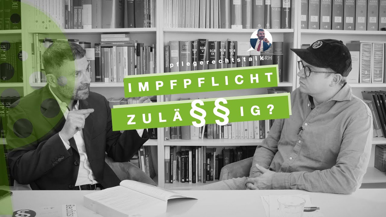 Impfpflicht für Pflegekräfte zulässig? | einfach erklärt von Prof. Dr ...