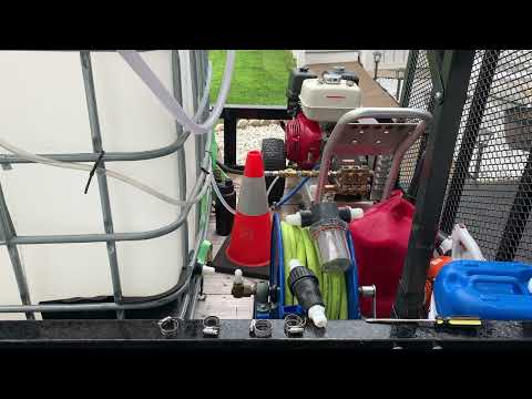 Buffer tank to pressure washer plumbing - YouTube