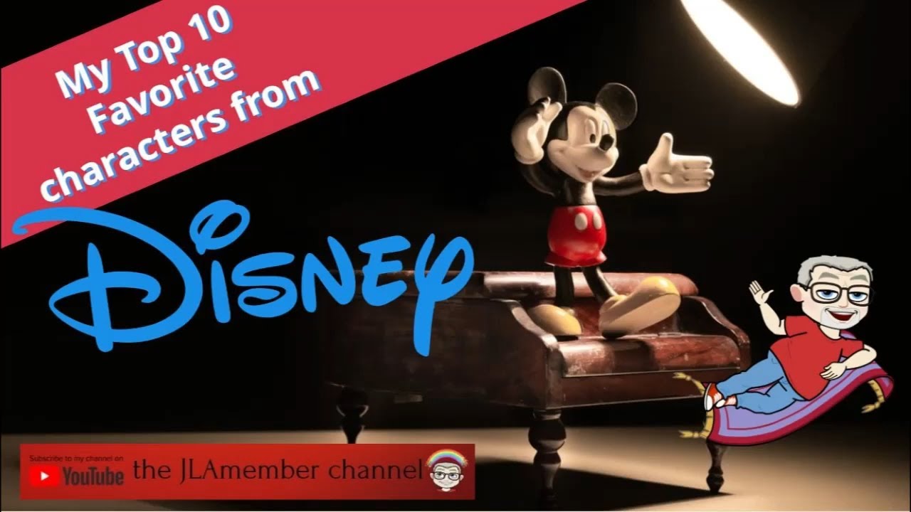 My Top 10 Favorite Disney Characters - YouTube