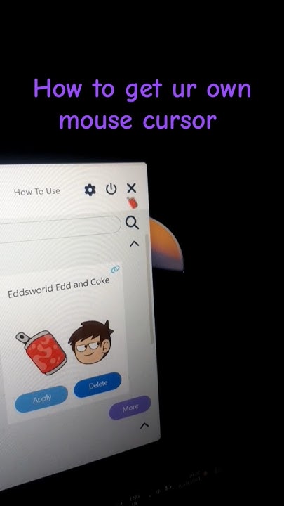 Tutorial on how to get ur own character theme mouse cursor - YouTube