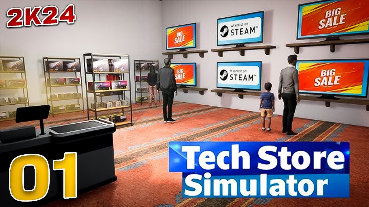 TECH STORE SIMULATOR : EP 01 (NEW EXPERIENCE) - YouTube