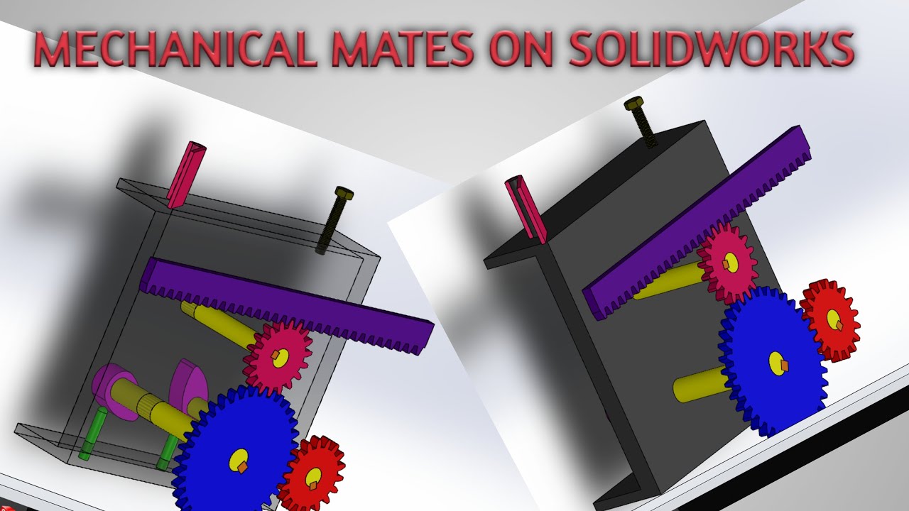 #How to do Mechanical Mate on Solidworks#Mechanical #Advanced#Mate # ...