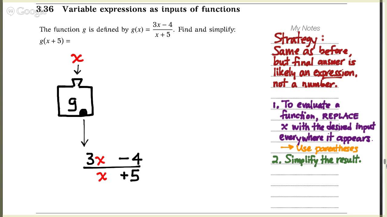 095 3 36 Evaluating A Function Using Variable Expression As Input YouTube 095-3-36-evaluating-a-function-using-variable-expression-as-input-youtube