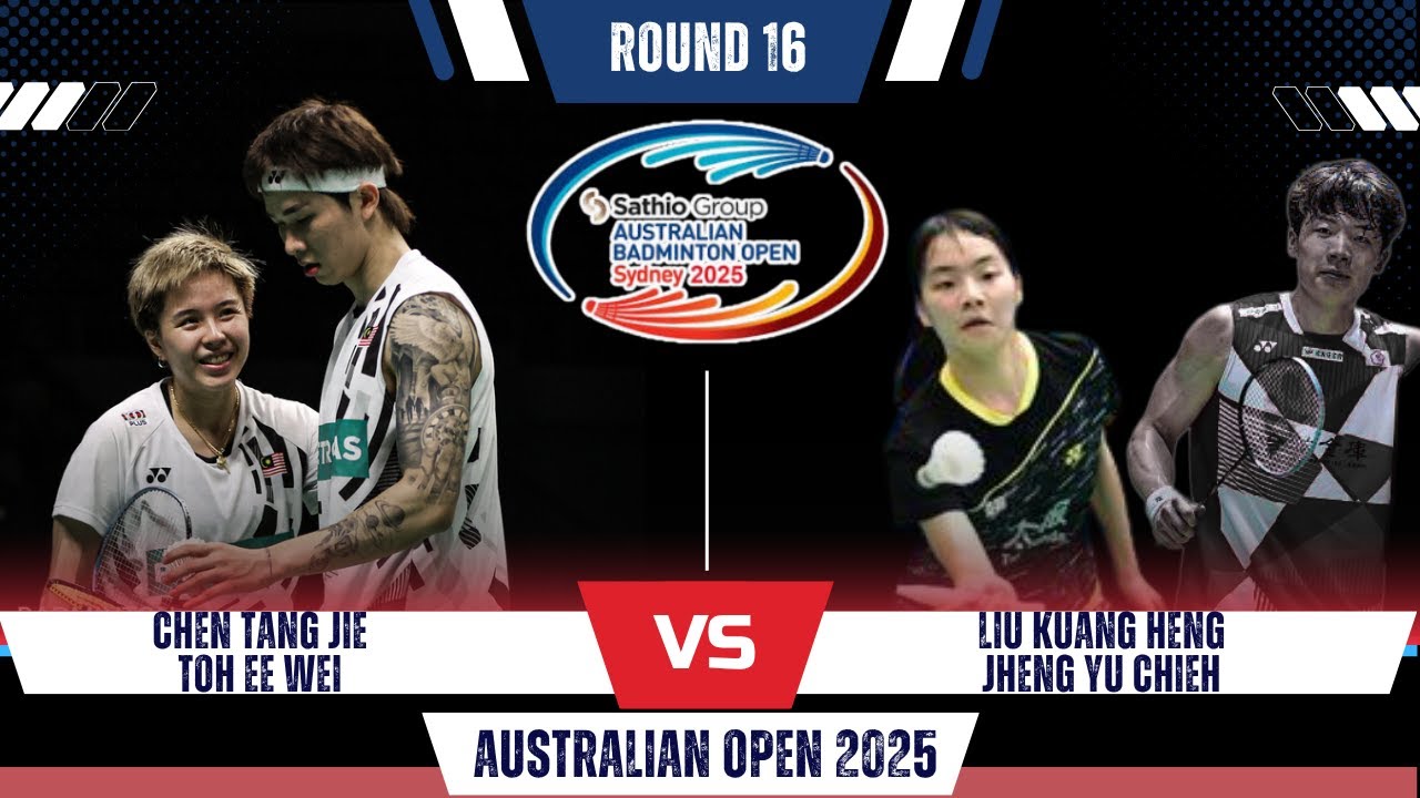 CHEN Tang Jie/TOH Ee Wei (MAS) vs Liu/Jheng (TPE) | Australian Open ...