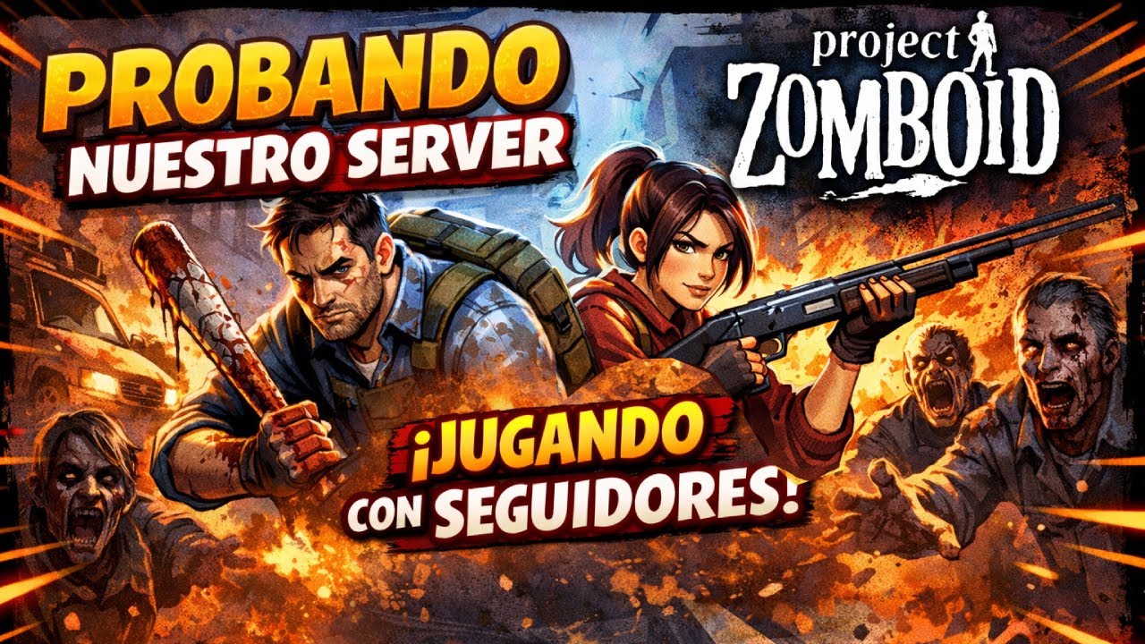 PROBAMOS NUESTRO SERVIDOR 🔥 | Project Zomboid Build 42 con Seguidores ...