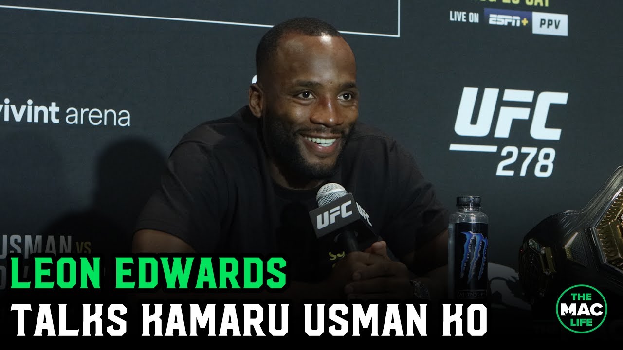Leon Edwards reacts to Kamaru Usman KO: "That was one of my worst ...