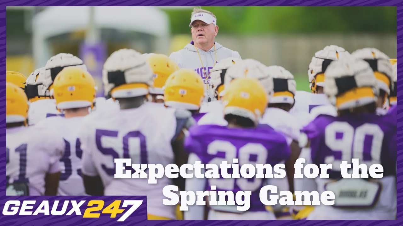 LSU readies for BIG weekend as spring game approaches - YouTube