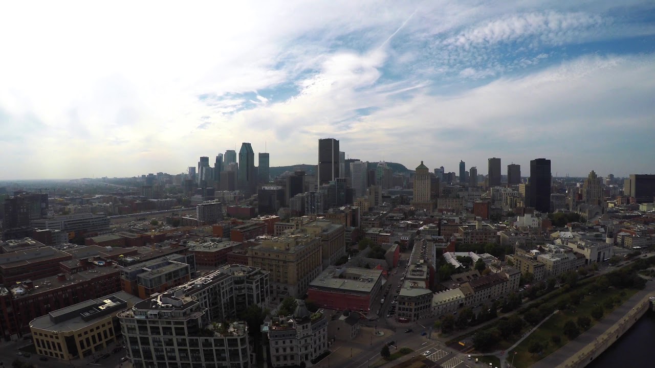 4K UHD Montreal Bird's Eye View - YouTube