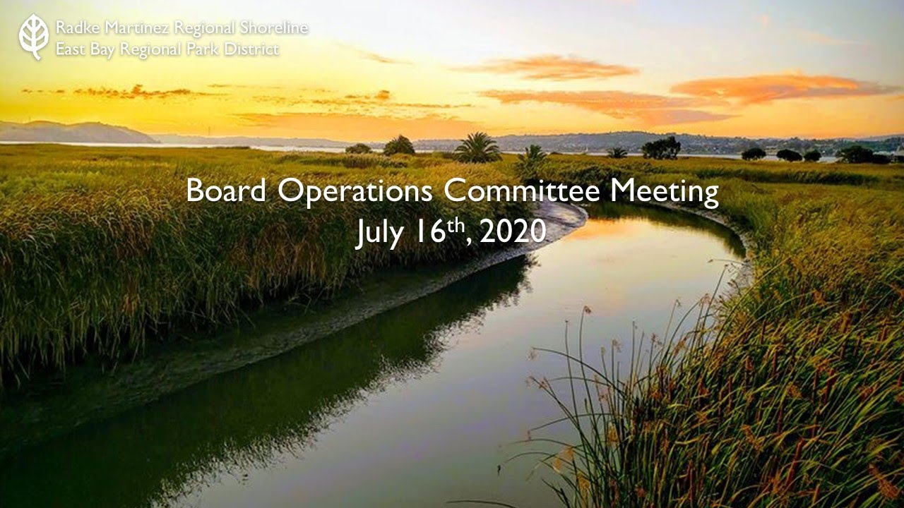 Jul 16, 2020 - Board Operations Committee Meeting - YouTube