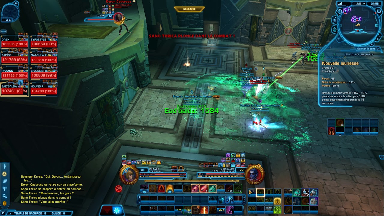 Swtor Commandants Révanites Heal Pov - YouTube