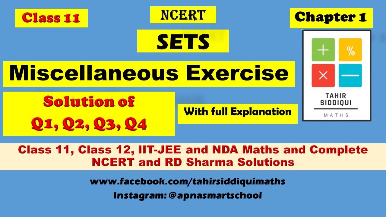 Sets Class 11 NCERT Solutions Miscellaneous Exercise Q1 To Q4 YouTube sets-class-11-ncert-solutions-miscellaneous-exercise-q1-to-q4-youtube