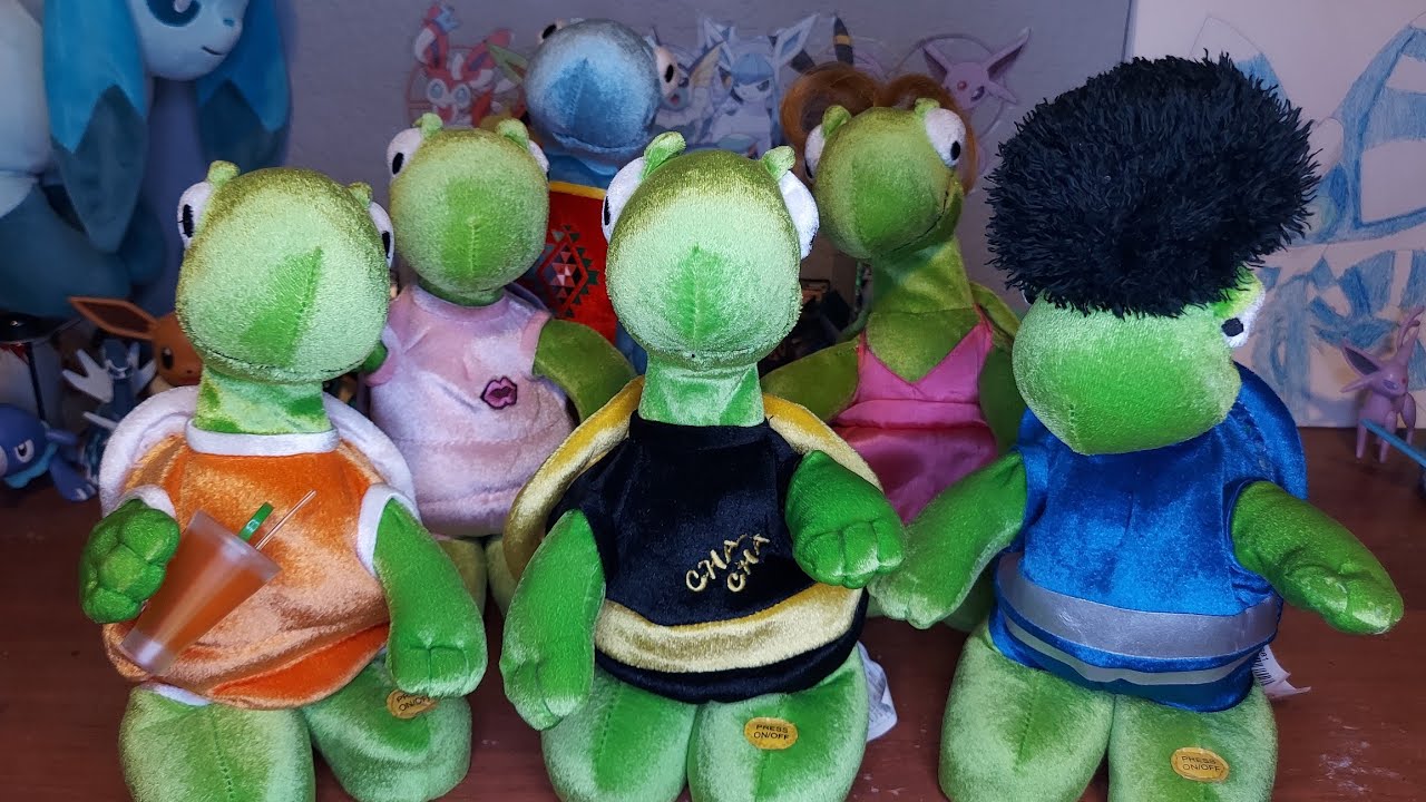 My Gemmy Industries Turtle Dancers Collection - YouTube