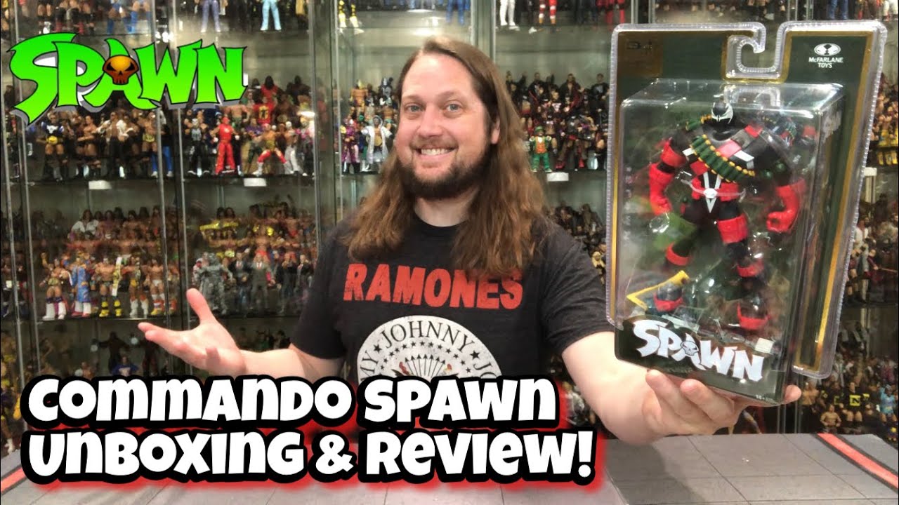 Commando Spawn McFarlane 30th Anniversary Unboxing & Review! - YouTube
