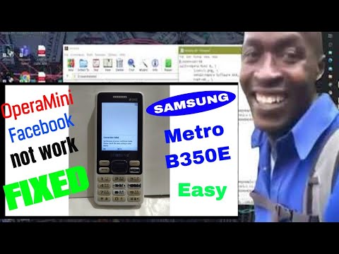 [PC] OperaMini and Facebook not working in Samsung Metro B350E | [Clean Video]