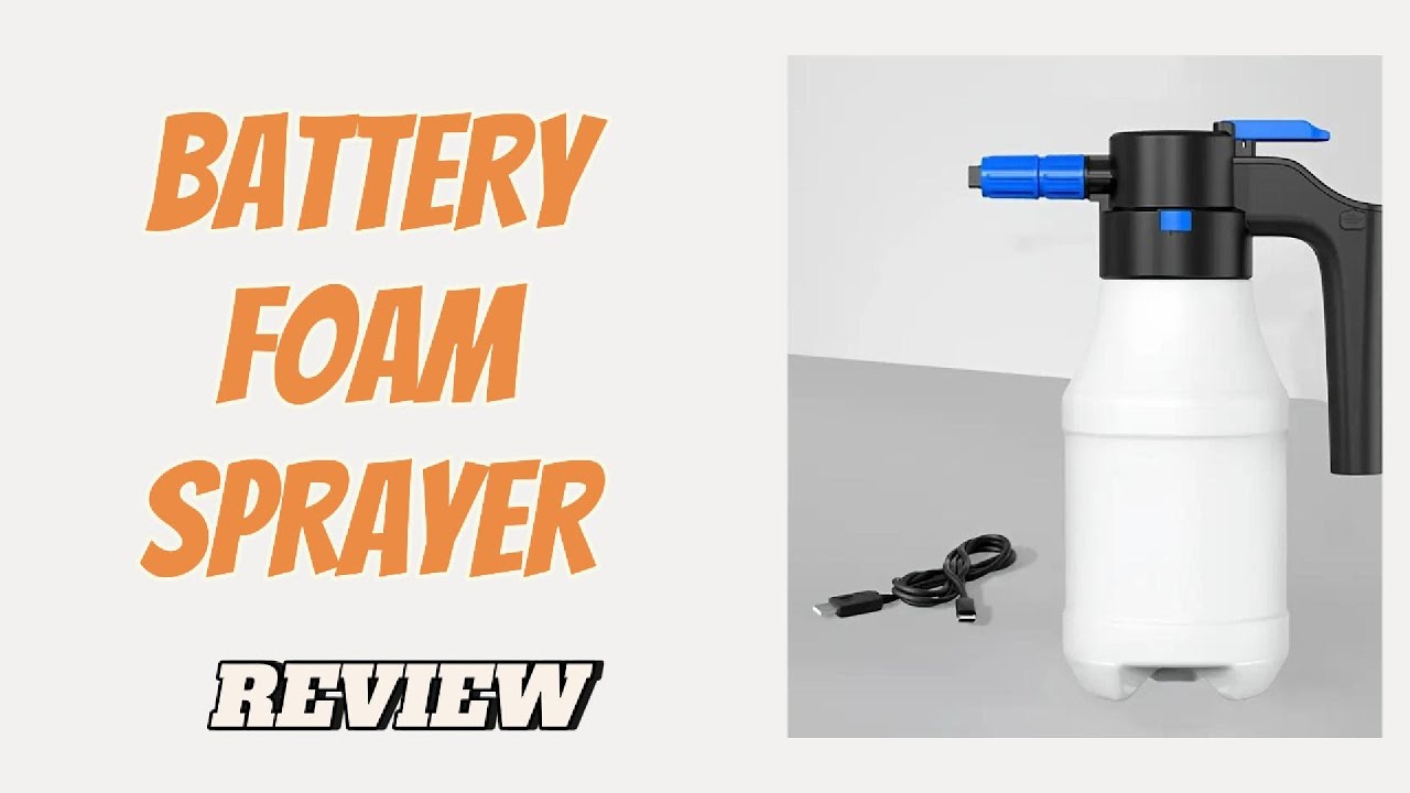 Temu Electric Foam Sprayer Review – Worth the Buy? - YouTube