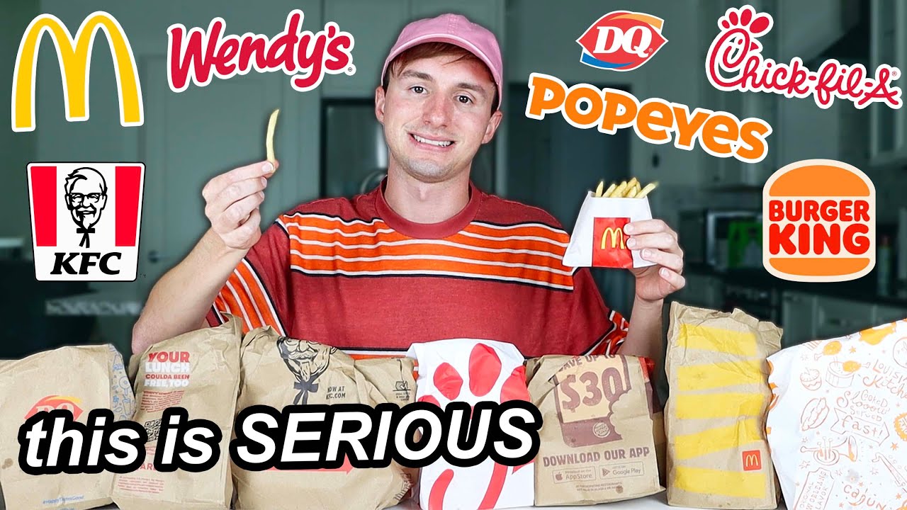 RANKING EVERY FAST FOOD FRY EVER *INTENSE* - YouTube