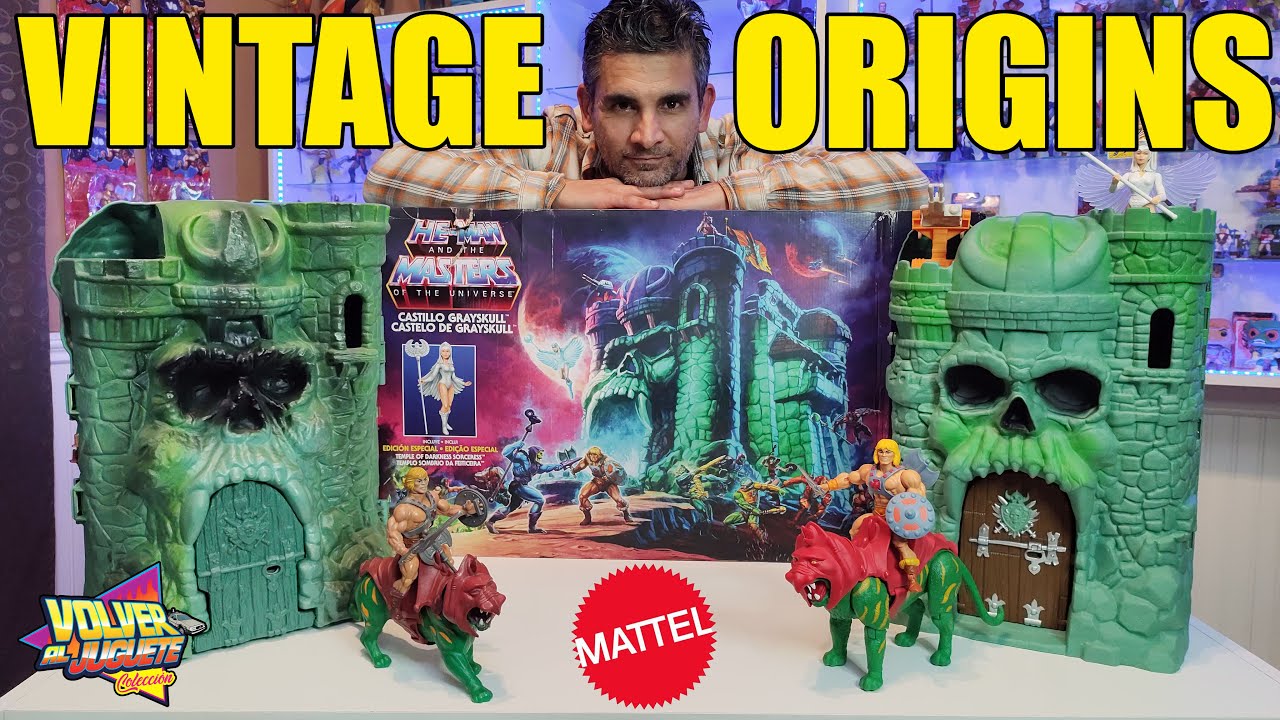 👉Comparación Castillo Grayskull Vintage con Origins, descubrí el ...