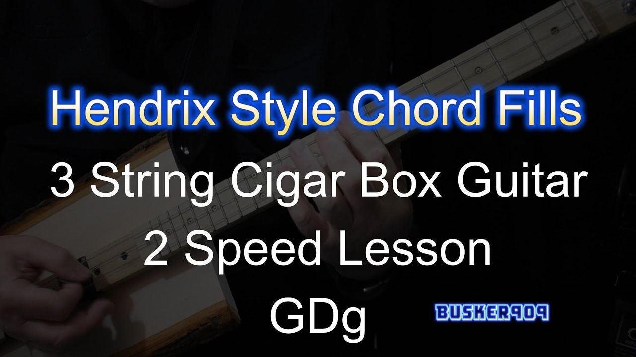 Jimi Hendrix Style Chord Fills - Easy 2 Speed Lesson with Tab - 3 ...