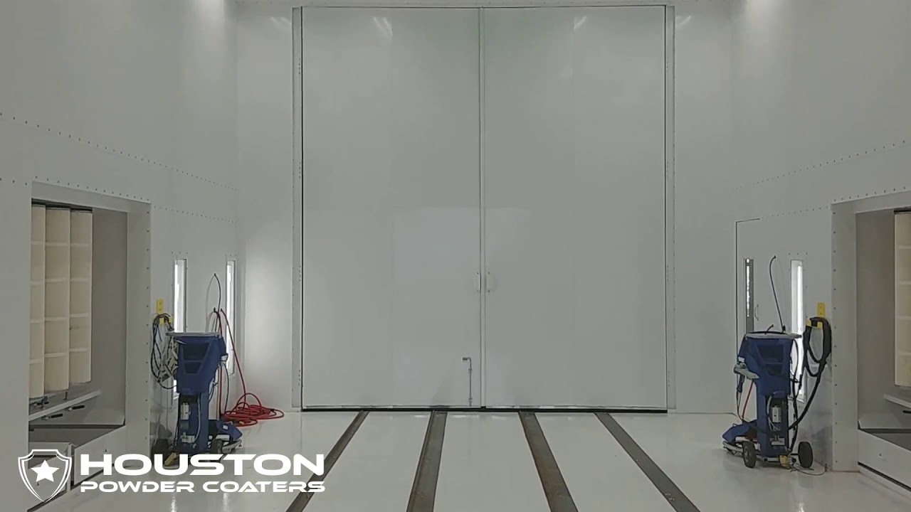 Houston Powder Coaters = Industrial Pass-Through Batch Operation - YouTube
