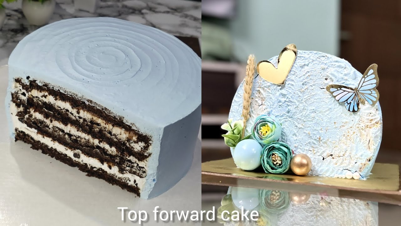 Top forward cake /cake design for beginners/ most trending top forward ...